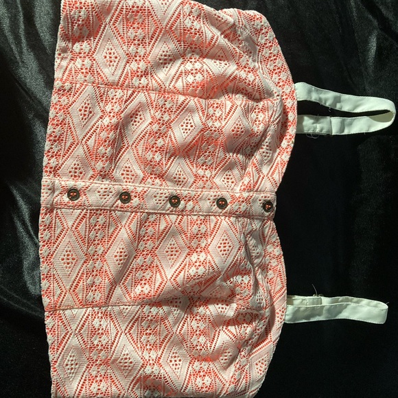 Rewind | Tops | Pink And White Crop Top | Poshmark